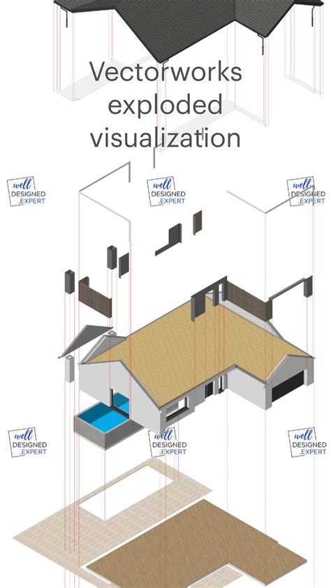 Vectorworks Exploded Visualization For Residential Architecture