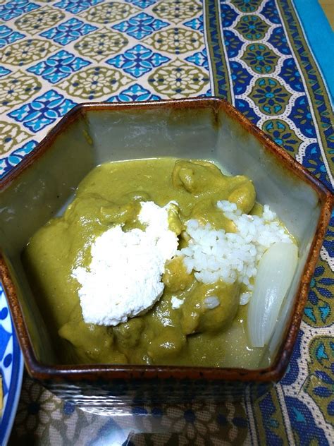 メキシコ料理の、モレ ベルデ Sol日記 ️