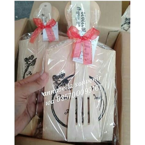 Jual Souvenir Pernikahan Talenan Set Shopee Indonesia
