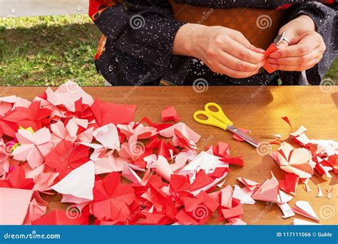 Japanese Woman Shows A Master Class On Creating Origami Flowers From