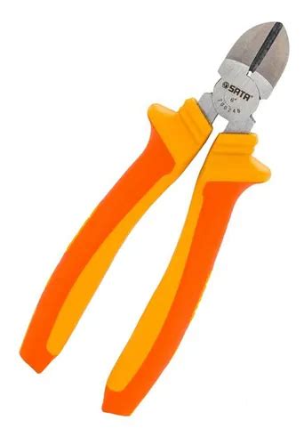 Alicate De Corte Diagonal Cabo Pvc 6 Polegadas Sata Parcelamento Sem Juros
