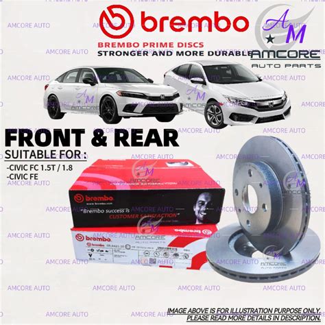 Honda Civic Fc Tea Civic Fe T20 Brembo Brake Disc Rotor Disc