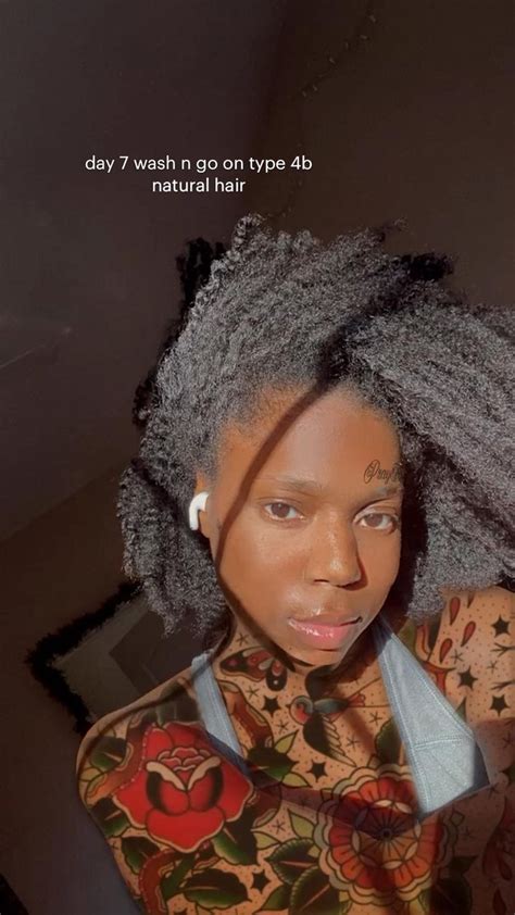 Day 7 Wash N Go On Type 4b Natural Hair Natural Hair Styles 4b