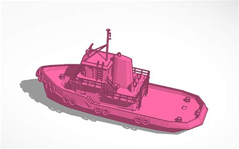3d Design Boat Tinkercad
