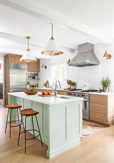 Light Green Kitchen Islands Brighten Your Space With Stylish Island