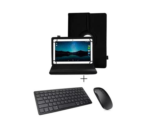 Capa Teclado E Mouse Bluetooth Para Tablet Vaio Tl10 Octa Core 10