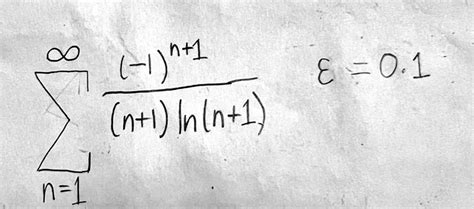 solved how do i solve this alternating series i ve