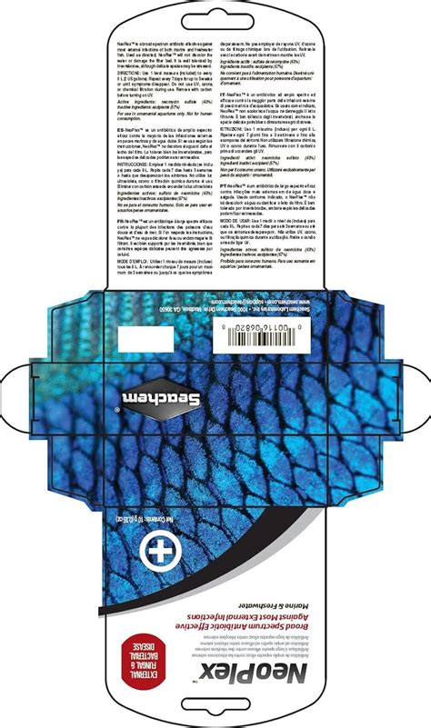 Seachem Neoplex Broad Spectrum Antibiotic For External Infections In Aquariums