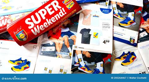 Lidl Supermarket Chain Weekly Ad Flyer For Limited Edition Of Sneakers