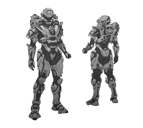 Artstation Halo Spartan Armor Design