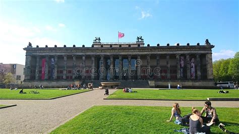Grand Neoclassical Facade Of The Altes Museum In Berlin S Lustgarten On