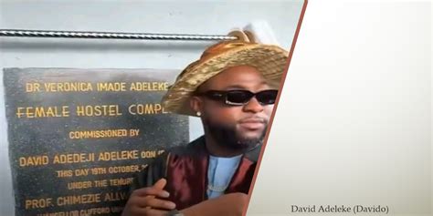 Davido Dedicates Abia University Hostel To Late Mother The Campulse — Campus News Education