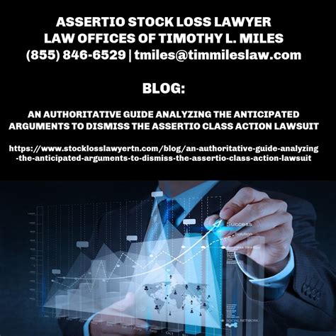 Assertio Stock Loss Lawyer Law Offices Of Timothy L Miles 855 846