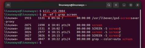 How To Kill A Screen Session In Linux Linuxways