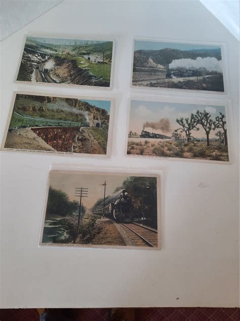 Fred Harvey Santa Fe Rr Postcards Etsy