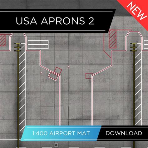 1400 Scale Airport Ground Foil Digital Download Model Airport Foil