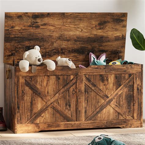 Storage Chest 40 W Wooden Storage Bench Storage Trunk With Lift Top Storage Organizer With