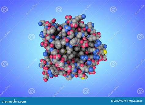 Adenosine Molecular Structure 3d Model Molecule C10h13n5o4 Structural Chemical Formula View