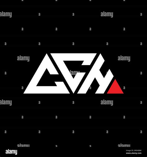 Cch Triangle Letter Logo Design With Triangle Shape Cch Triangle Logo
