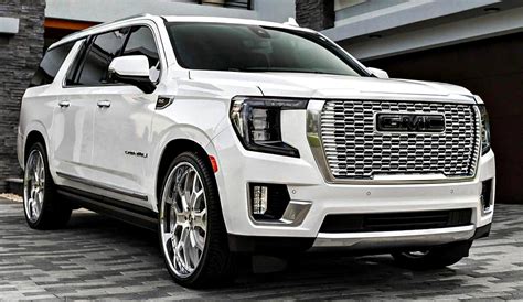 2021 Gmc Yukon Xl Denali In Summit White On Forgiatos Auto News