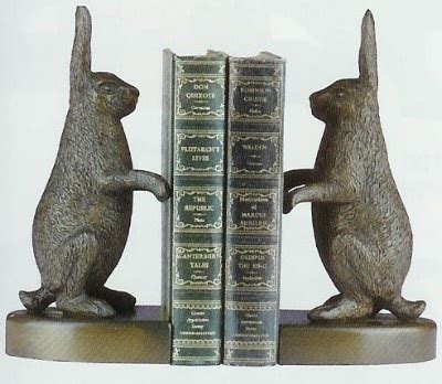 Standing Rabbit Bookends Bookends Traditional Bookends Transitional