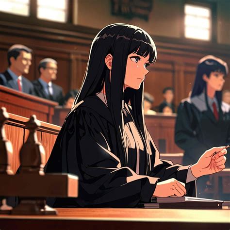 Download Ai Generated Judge Courtroom Royalty Free Stock