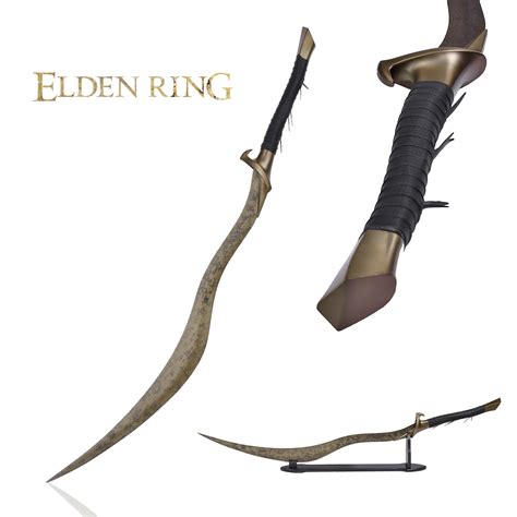 118cm Game Elden Ring Curved Greatsword Real Weapon Sword Replica