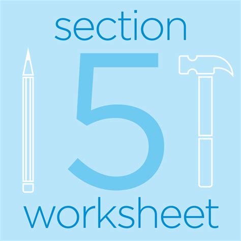 Section 5 Worksheet Blackbird And Company