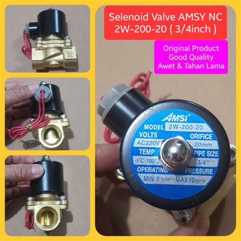 Jual Selenoid Valve Merk Amsi 220v Dc24v Original Product Gulungan