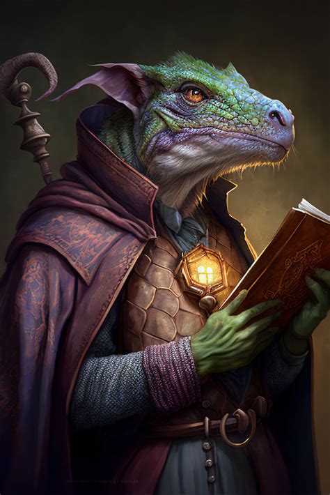Lizard Mage By Grimwalds On Deviantart