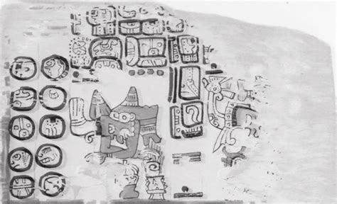 4 Deities Imbibing The Essence Of Offerings Made On Madrid Codex Page