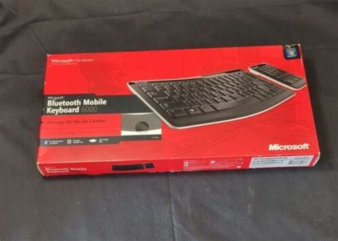 Microsoft Bluetooth Mobile Keyboard 6000 With Number Pad Cxd 00001 Keyboards And Keypads