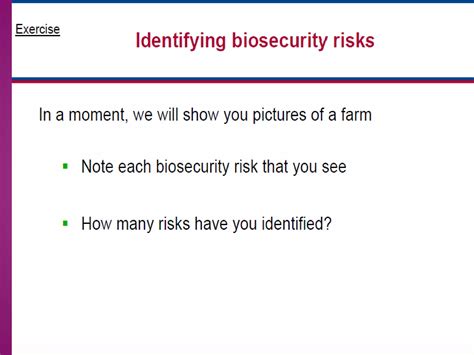 Biosecurity Plan Ppt