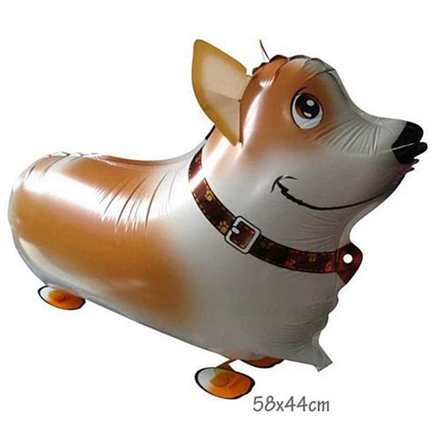 柯基气球可爱卡通小狗充气球儿童玩具搞怪行走气球狗生日氛围装饰 淘宝网 花瓣网