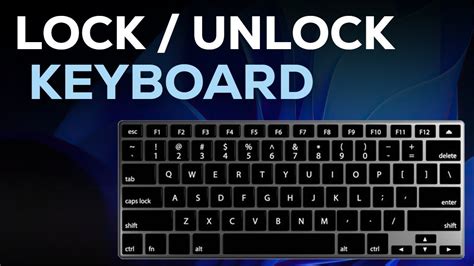 How To Lock And Unlock Keyboard In Windows 10 And 11 Youtube