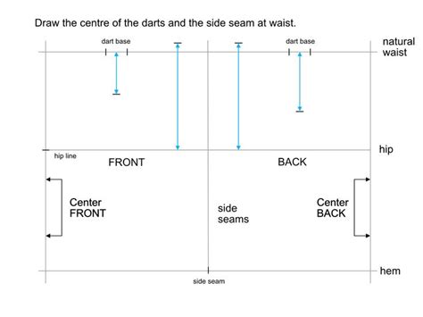 How To Draft A Basic Skirt Pattern Anickadesign Basic Skirt