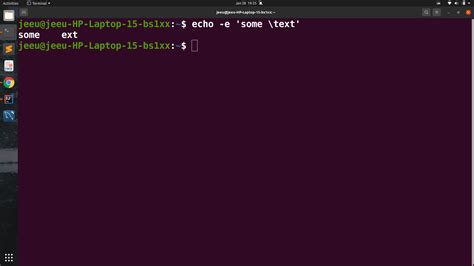Echo Command In Linux
