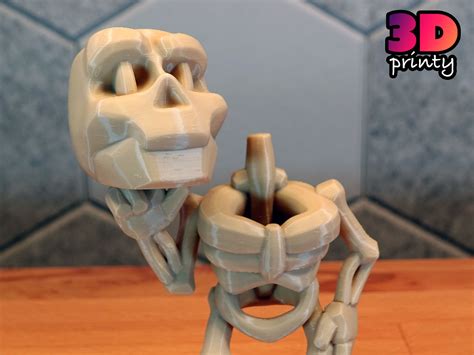 Mini Skeleton Sculptember Model 8 By 3d Printy Download Free Stl