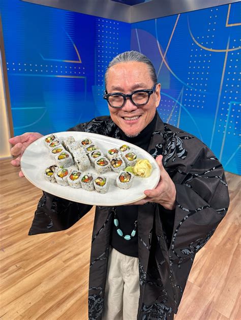 Chef Masaharu Morimoto Of Sushi Master Shares His Veggie Roll Recipe