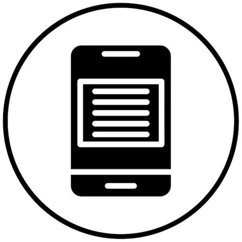 Premium Vector Mobile Application Vector Illustration