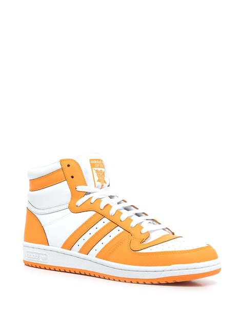 Adidas Top Ten High Top Sneakers Orange Farfetch