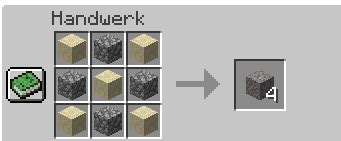 Gravel Recipe Minecraft Data Pack