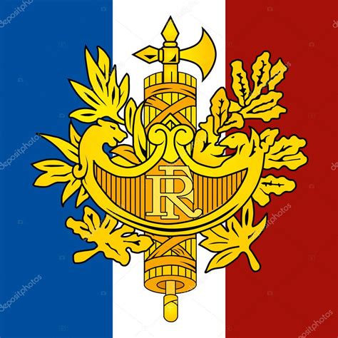 Escudo De Brazo Y Bandera De Francia Vector De Stock Por ©frizio 89560146