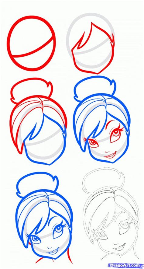 Easy Step By Step Drawings Of Disney Characters How To Draw Disney