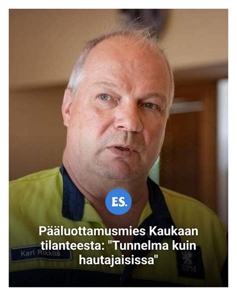 Etelä Saimaa Pääluottamusmies Kari Rikkilä Pelkää Että Facebook