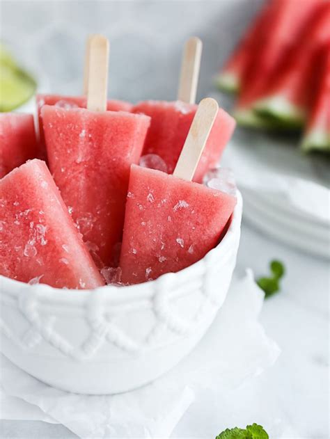 Watermelon Popsicles Planted In The Kitchen