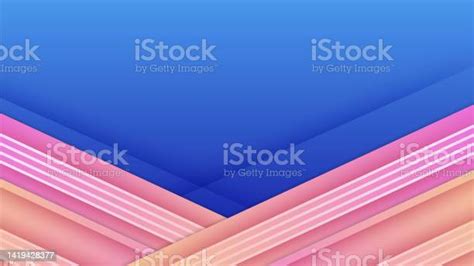 추상 파란색 배경과 핑크 오렌지 노란색 네온 그라디언트 벡터 일러스트 레이 션 0명에 대한 스톡 벡터 아트 및 기타 이미지 0명 구름 그라데이션 Istock