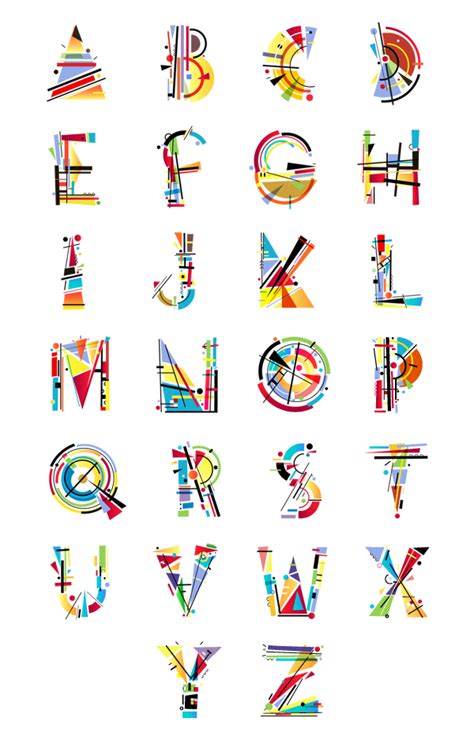 La Esencia De Tres Grandes Artistas En Tres Fuentes Tipográficas Gràffica Lettering Alphabet