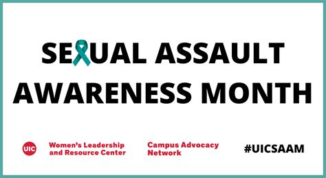 Sexual Assault Awareness Month Womens Leadership And Resource Center