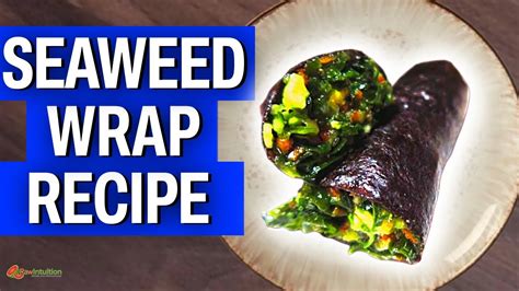 Raw Vegan Cucumber Avocado Seaweed Wrap Recipe Youtube
